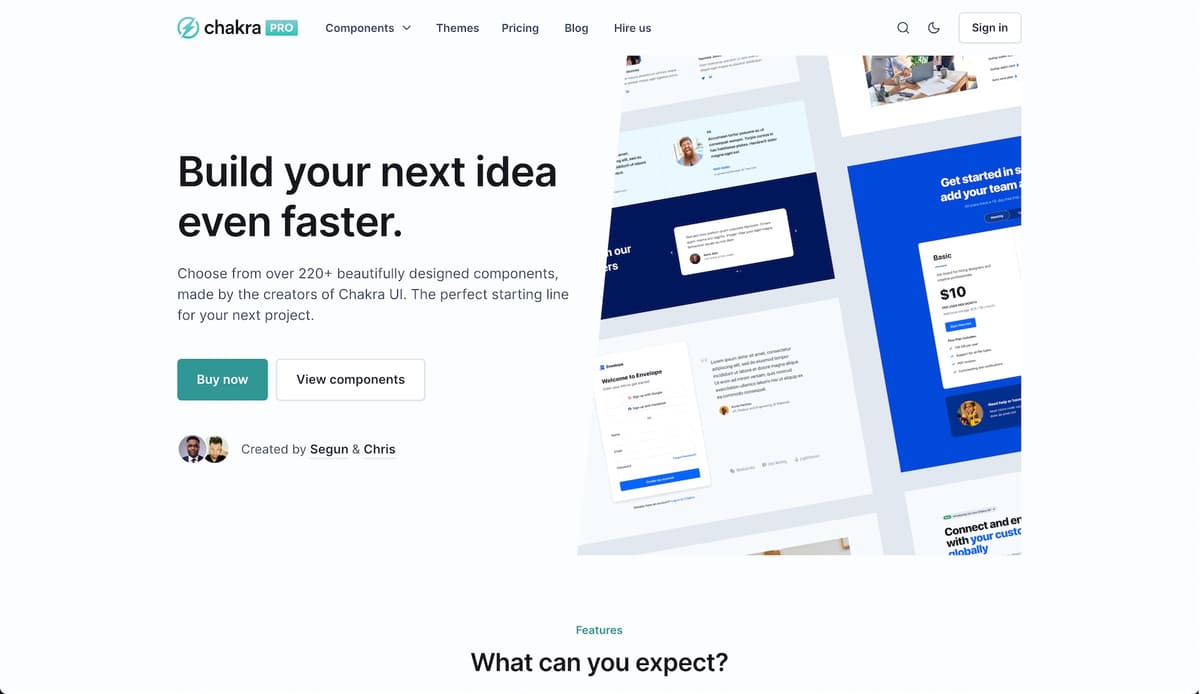 Chakra UI - A simple, modular and accessible component library that ...